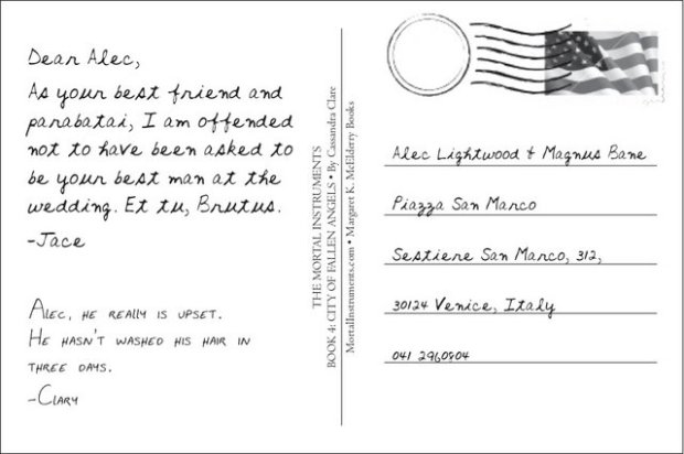 Cassandra Clare shares postcard short story – TMI Source