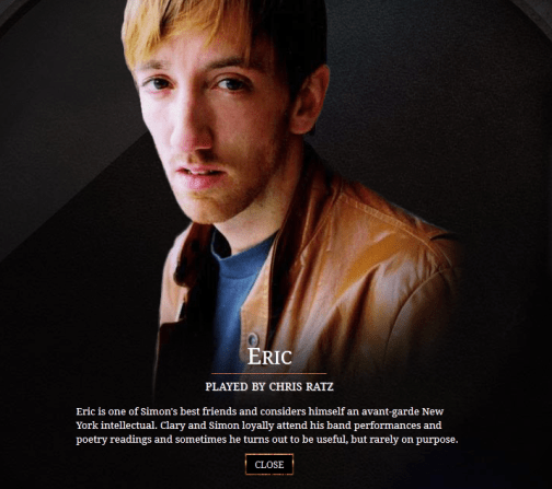 CITY OF BONES welcomes Alaric, Eric to the cast – TMI Source