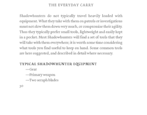 ‘The Shadowhunter’s Codex’ – Learn about Shadowhunter equipment and the ...