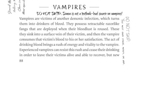‘The Shadowhunter’s Codex’ explains vampires – TMI Source